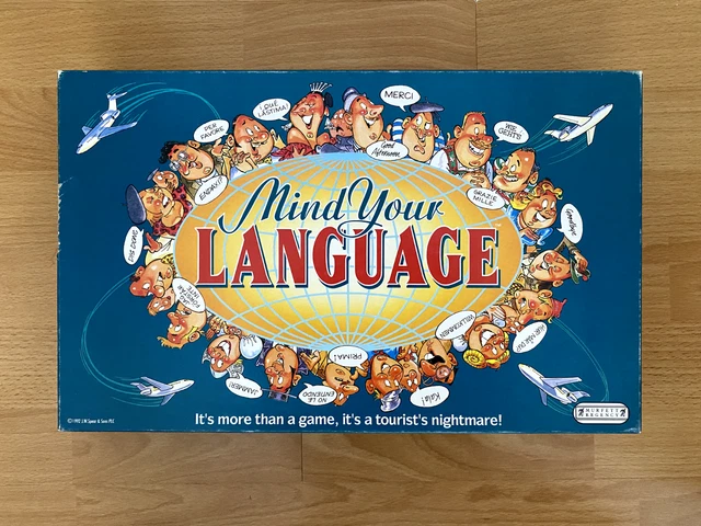 MIND YOUR LANGUAGE Board Game - 1992 Murfett Regency $20.00 - PicClick AU