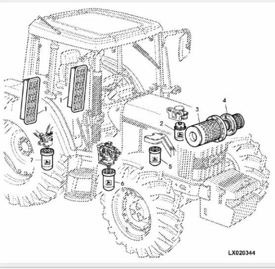 VAPORMATIC JOHN DEERE 6300 Tractor Filter Kit Service Maintenance £349. ...