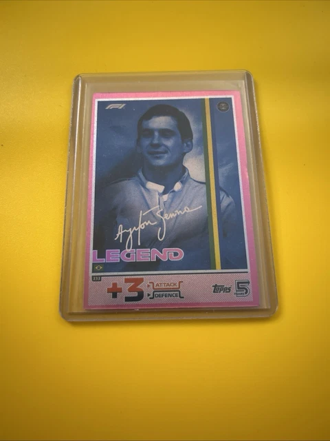 AYRTON SENNA PINK Legend Card F1 Turbo Attax 2024 Formula 1 £4.36 ...