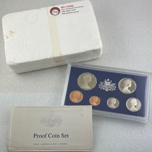 1984 ROYAL AUSTRALIAN Mint Proof Set INCL Cert & Foams - Great Set for the Date! $74.50 ...
