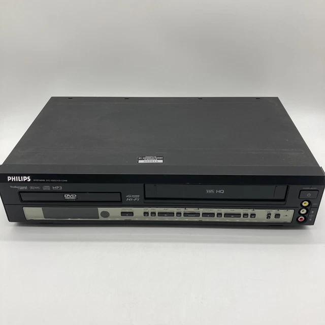 PHILIPS DVD740VR DVD CD Player VHS VCR Video Cassette Recorder Combo ...