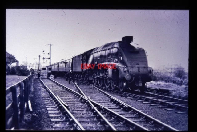 PHOTO LNER Class A4 Loco Silver Fox At Scarborough Road Station 1963 £3 ...