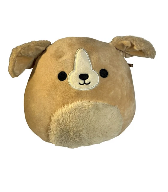 SQUISHMALLOW 8” STEVON Golden Retriever Dog KellyToy Plush Fuzzy Belly ...