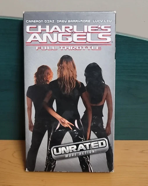 CHARLIE'S ANGELS FULL Throttle VHS 2003 Unrated Action HTF $10.00 - PicClick CA