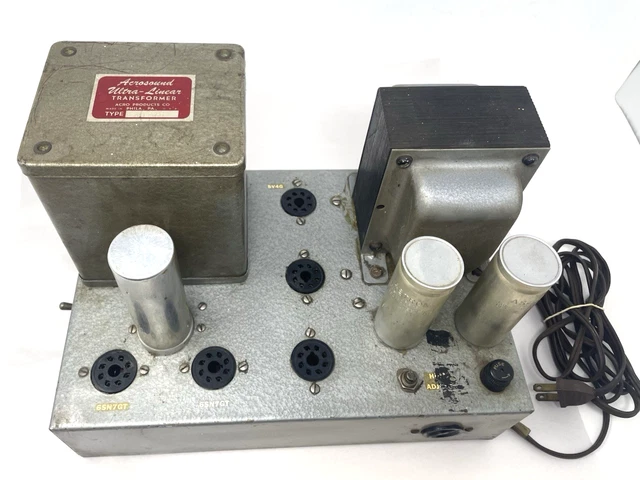 RARE VTG TUBE Power Amplifier Acrosound TO-360 Transformer UNTESTED ...