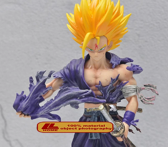 ANIME DRAGON BALL Z Super Saiyan Son Gohan Samurai Wano Figure Statue ...