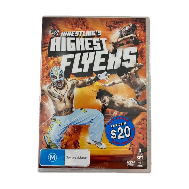 WWE WRESTLING'S HIGHEST Flyers DVD Region 4 NTSC Brand New Sealed Free ...