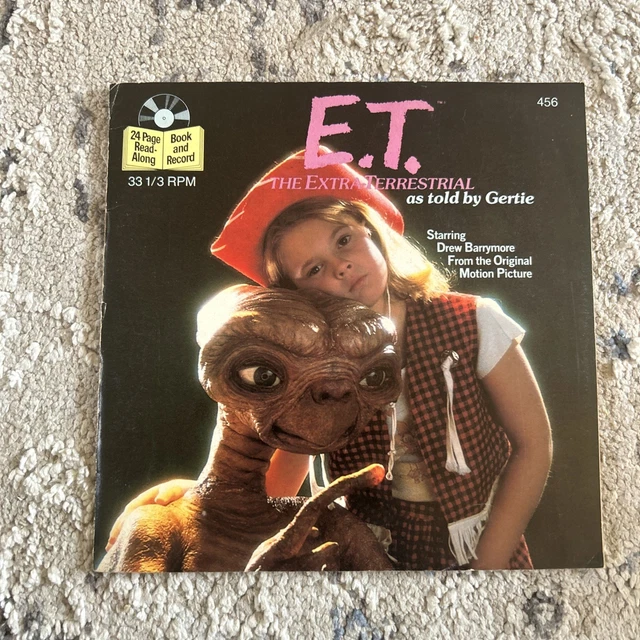 E.T. THE EXTRA-TERRESTRIAL As Told By Gertie 1982 Read-Along Book ...