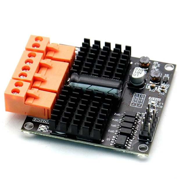 12V/24V 12A DUAL Channel DC Brushed Motor Driver Module H-Bridge ...