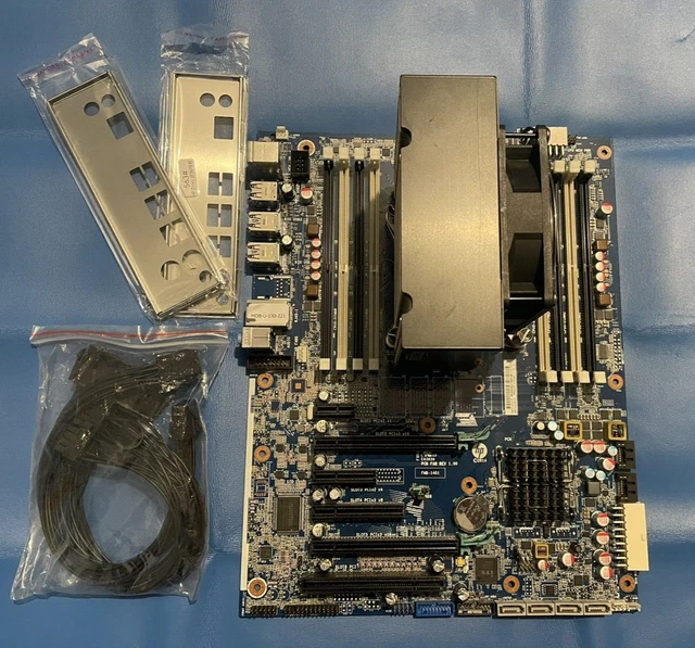 HP Z440 WORKSTATION LGA2011-v3 Motherboard (With Heatsink and Pwr Cable Adpt) £45.00 - PicClick UK
