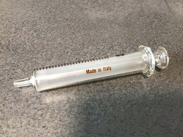 VINTAGE SUPER EVA Glass Interchangeable Micromatic Syringe £15.00 ...