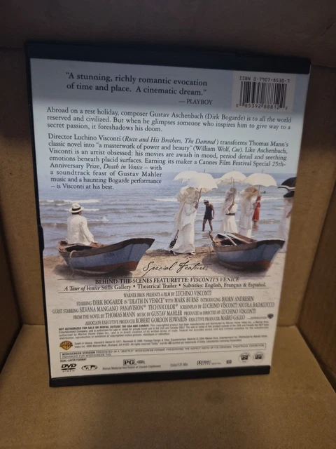DEATH IN VENICE (Region 1 DVD) Dirk Bogarde, Bjorn Andresen VISCONTI £ ...