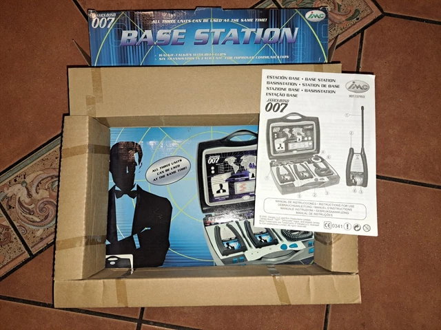 JAMES BOND IMC base Station Walkie Talkie Set, Outer Box & inner ...