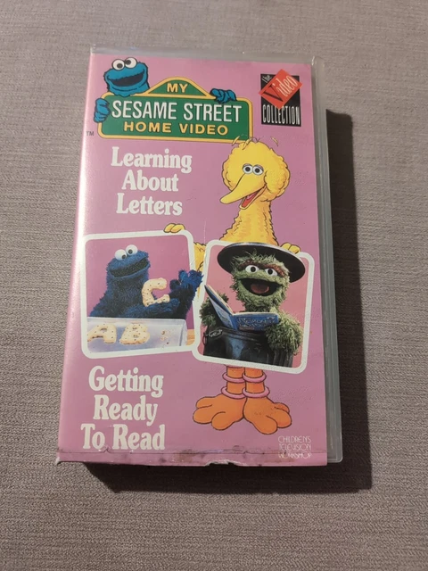 SESAME STREET - Learning About Letters, Ready To Read, PAL VHS Video ...