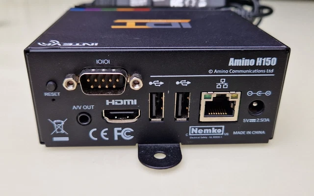 AMINO H150 IPTV Player Set Top Box + remote £30.00 - PicClick UK