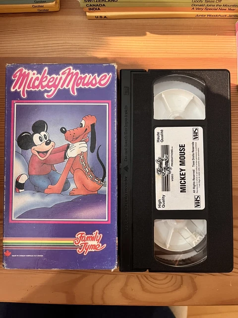 MICKEY MOUSE FAMILY Tyme VHS - EXTREMELY RARE, 1988 $50.00 - PicClick CA