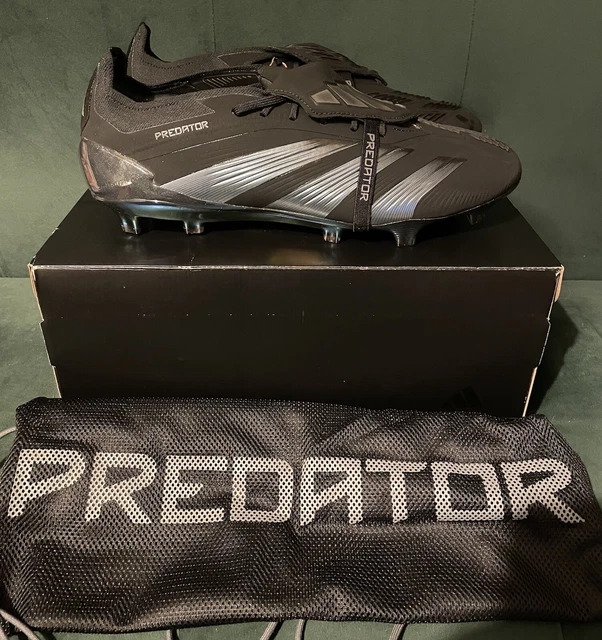 ADIDAS PREDATOR ELITE Ft Fg Blackout 2024 Con Lingua - Uk 10 - In Mano ...