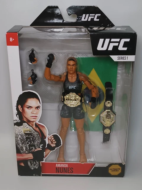 FIGURINE ARTICULÉE MMA Amanda Nunes Series 1 UFC Ultimate Series 16 cm ...