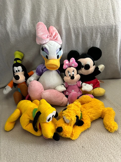 DISNEY LARGE MICKEY Mouse and friends soft toy plush bundle Minnie ...