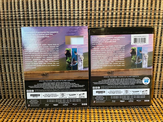 BBC: PLANET EARTH III 4K (6-Disc UHD/Blu-ray, 2024)+Slipcover.David ...