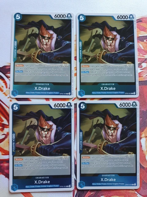 ONE PIECE TCG X Drake OP05-055 Englisch Playset NM Rare EUR 3,00 - PicClick DE