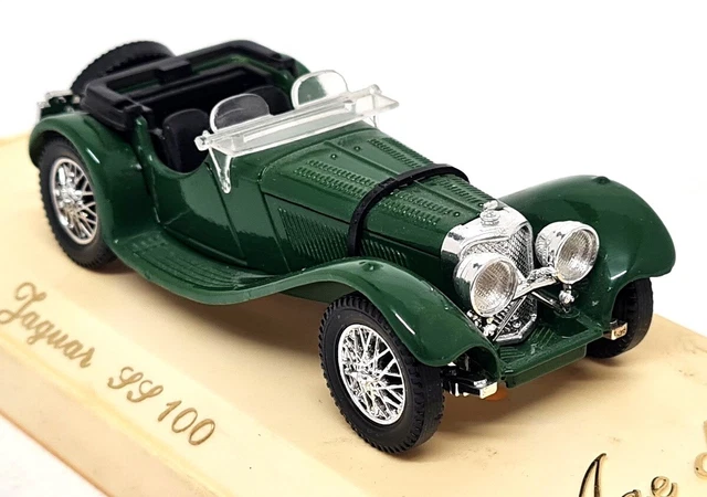 SOLIDO 1/43 - Jaguar SS100 Roadster Racing Green 4002 Diecast Model Car ...