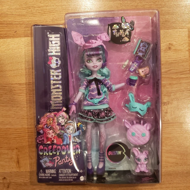 MONSTER HIGH - Creepover Party - Twyla - With Accessories and pet ...