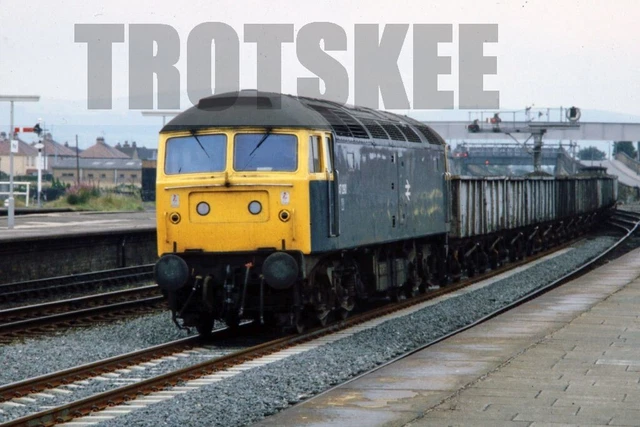 35MM SLIDE BR British Railways Diesel Loco Class 47 47290 Rhyl 1982 ...