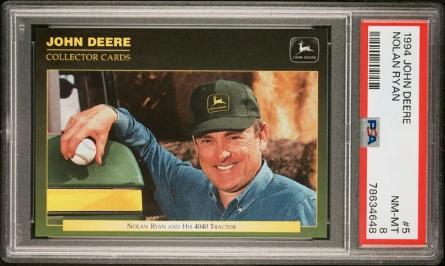 1994 JOHN DEERE NOLAN RYAN #5 - PSA 8 NEUF DANS SON EMBALLAGE EUR 83,17 - PicClick FR
