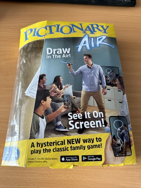 MATTEL PICTIONARY AIR Family Drawing Game - complete with instructions ...
