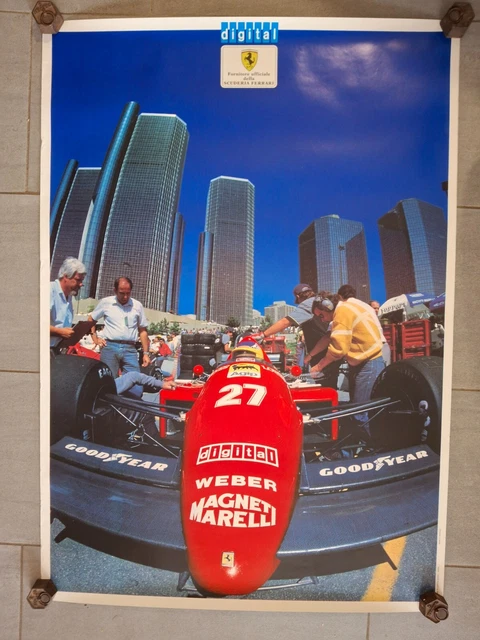 RARE POSTER FERRARI F1 fin années 80 EUR 50,00 - PicClick FR