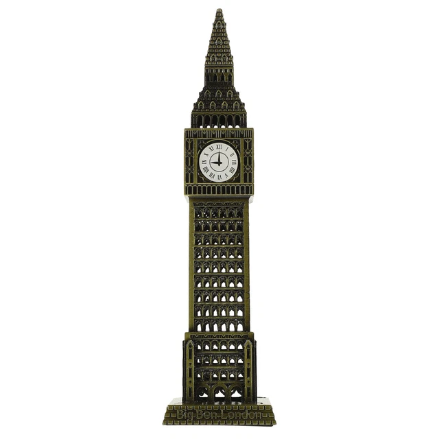 METAL BIG BEN Clock Tower 3D Model for Home Decor £10.55 - PicClick UK