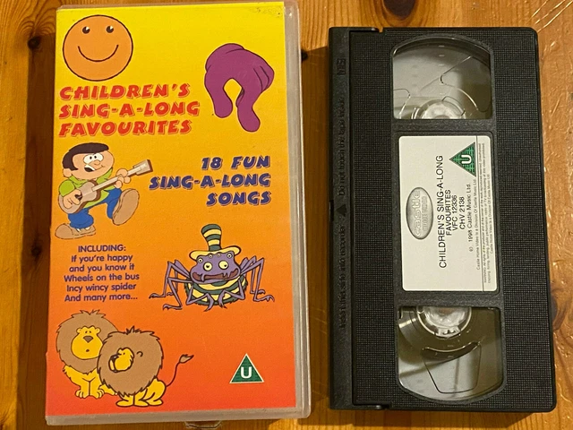 VHS VIDEO Children's Sing-A-Long Favourites -18 Fun Sing-A-Long Songs £ ...