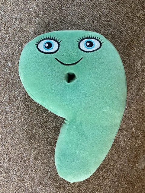 CBEEBIES GENUINE NUMBER Jacks Numberjacks Nine 9 Soft Plush Toy Blue 9 ...