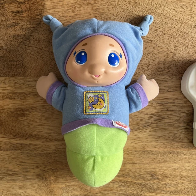 GLOW WORM SOFT Toy Playskool Glo Worm World Light Up / Lullaby Working ...