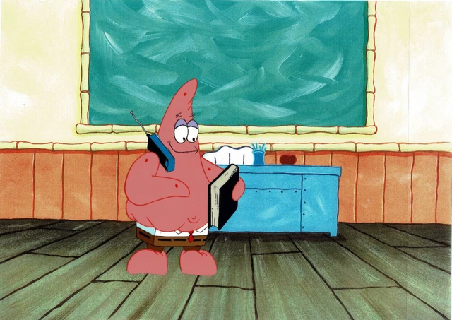 SPONGEBOB SQUAREPANTS ORIGINAL Production Used Animation Cel ~SB156 ...