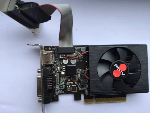 PNY NVIDIA GEFORCE GT730 GK208 PCIe X 8 2.0 DDR3 1 GB HDMI/DVI/VGA £25. ...