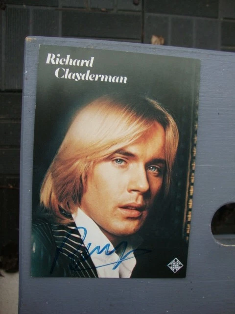 AUTOGRAPHE DÉDICACE AUTHENTIQUE RICHARD CLAYDERMAN , photo cartonnée ...