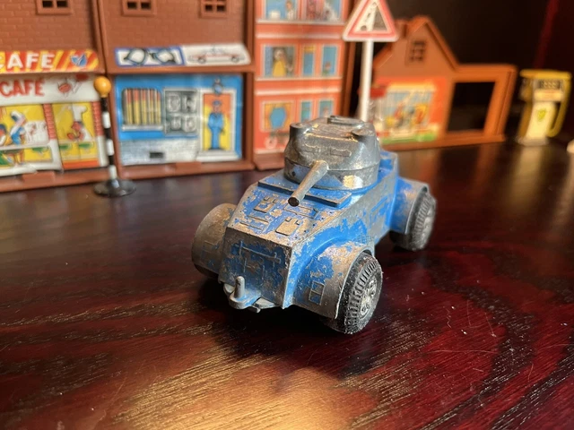 VINTAGE LONE STAR United Nations Armoured Car Blue Military UN Tank ...