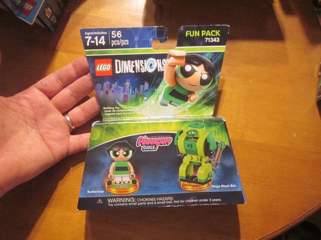 LEGO DIMENSIONS 71343 THE POWERPUFF GIRLS Fun Pack BUTTERCUP & MEGA ...