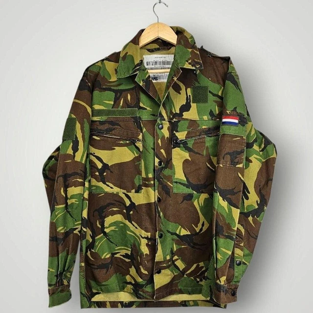 DUTCH WAHLER'99 CAMO field combat button up jacket XL $30.14 - PicClick AU