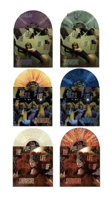TAYLOR SWIFT The Life of a Showgirl COMPLETE 6 VINYL variants BUNDLE ...