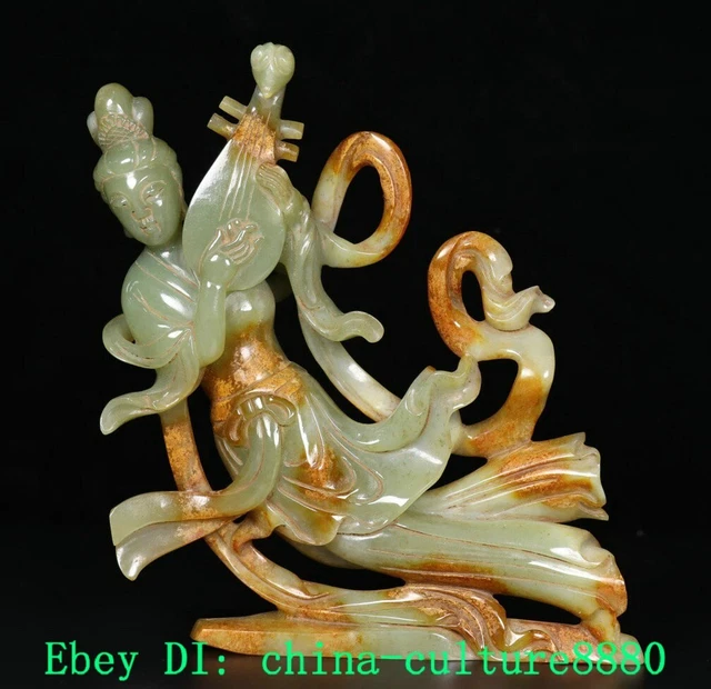 8 &HAN DYNASTIE naturelle wadan Yu Dunhuang statue de beauté du ciel ...