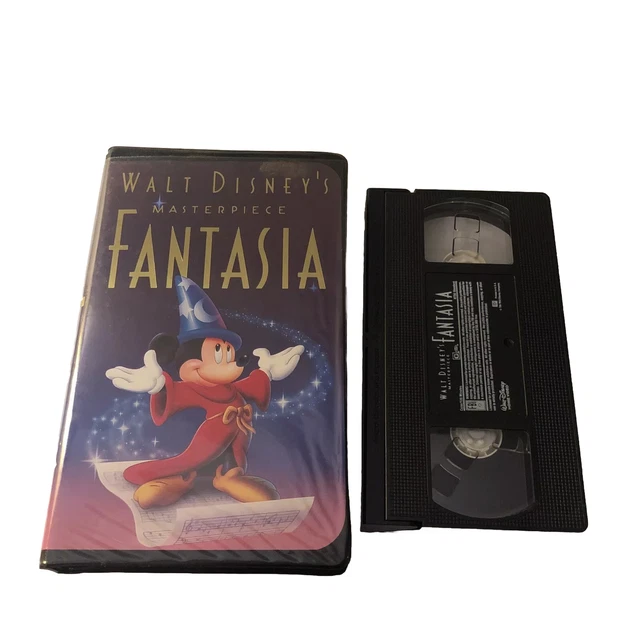 FANTASIA (VHS, 1991) Walt Disney’s Masterpiece Classic Mickey Mouse ...