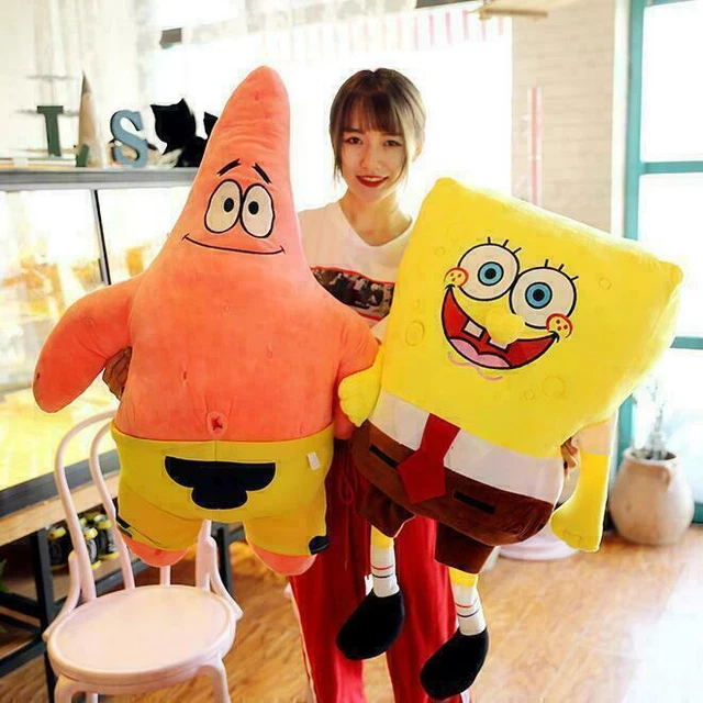 SPONGEBOB SCHWAMMKOPF UND Patrick Star Seestern Stofftier Plüschtier ...