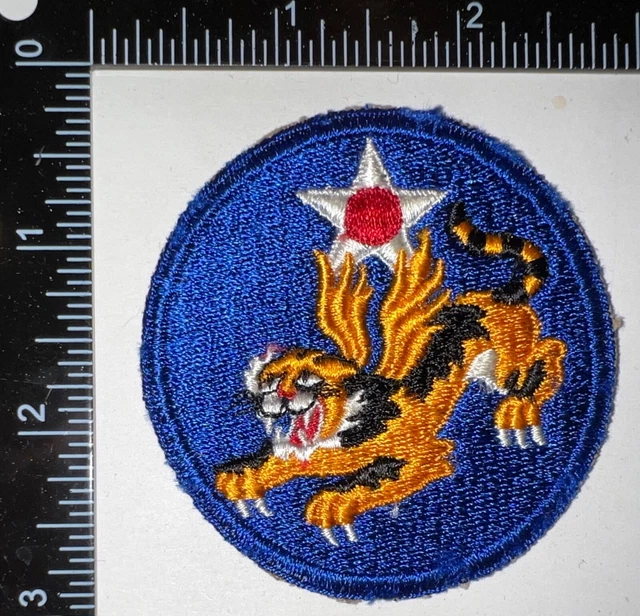 WWII USAAF US Army Air Force AAF 14th Air Force Flying Tigers Patch EUR ...