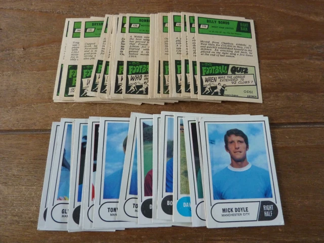 A&BC GREEN BACK Football Cards from 1969 - Rare 3rd Series VGC - Pick ...
