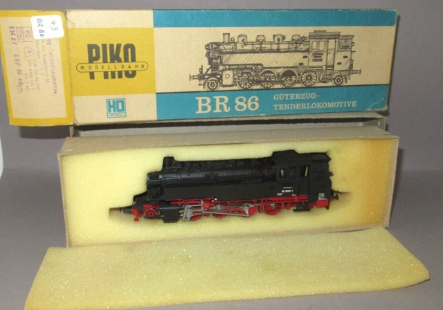 H0 PIKO DR Güterzug Tenderlok 86 1800-1 DC in OVP EM27 Top! EUR 63,90 ...
