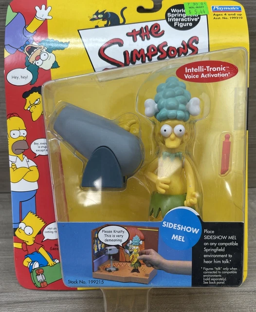 FIGURA DE ACCIÓN Los Simpson-Sideshow Mel-World of Springfield-Serie 5 ...