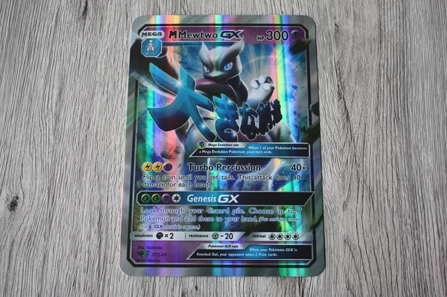 POKÉMON JUMBO CARD (21x15 cm) Mega Mewtwo GX Holo XYZ-04 EUR 19,95 ...